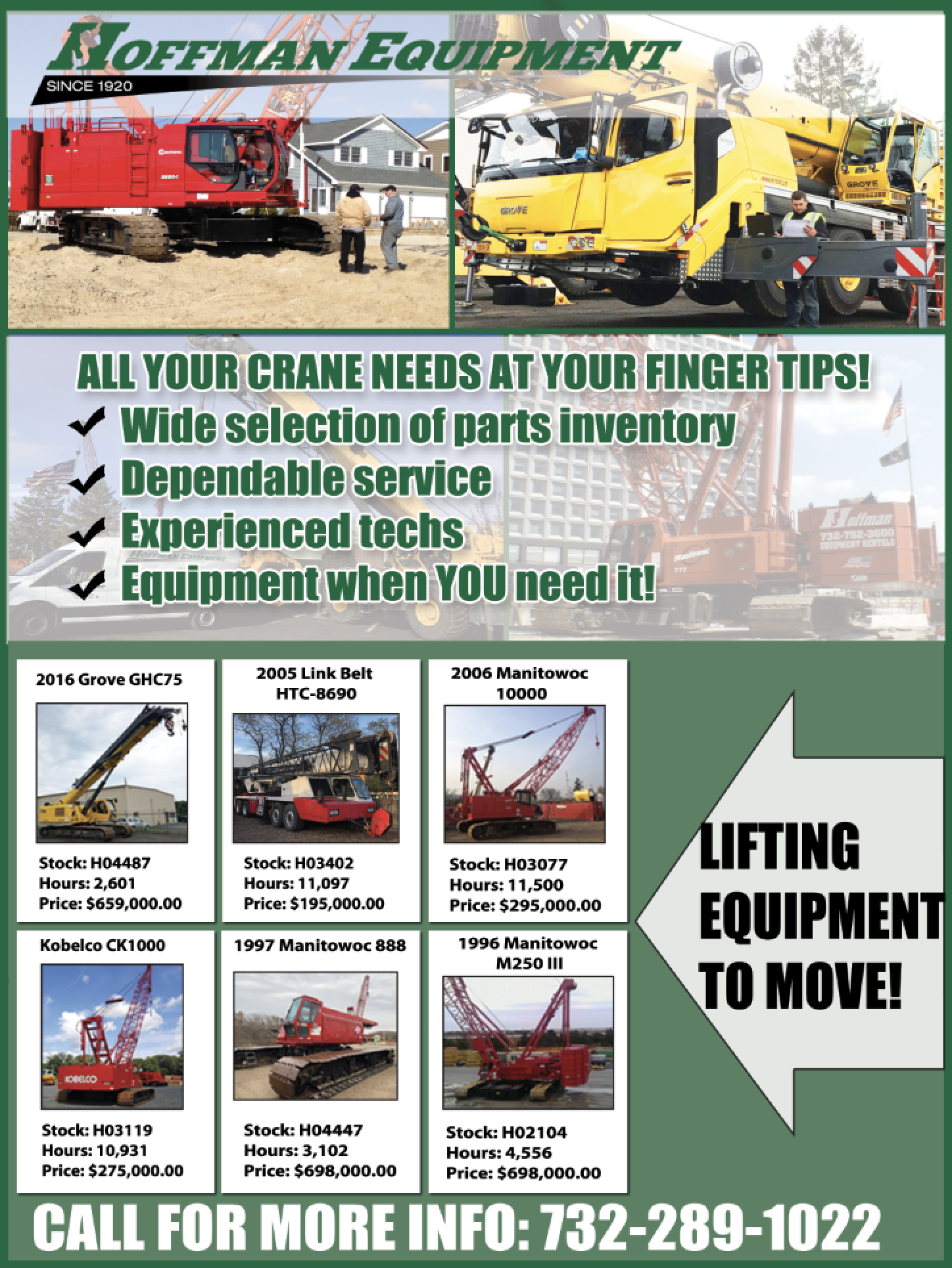 Featured Used Equipment at Hoffman Equipment